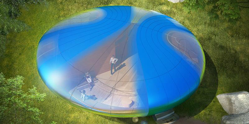 CovetED Architectural Design Nest Pod by Fernando Romero Aerial ...