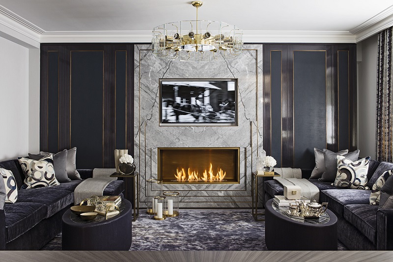 Be inspired by 10 Cozy Interior Design Ideas With Fireplaces - Covet ...