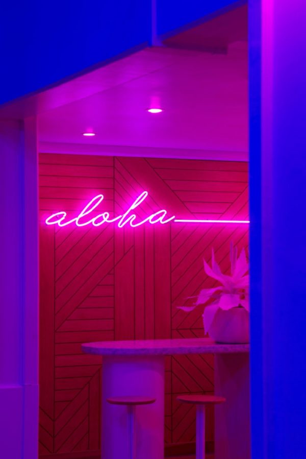 Get Inspired By The Neon Makeover Of Hawaii's New Shoreline Hotel ...