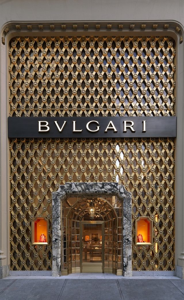 Midcentury Italian Design in Bulgari New York flagship by Peter Marino ...
