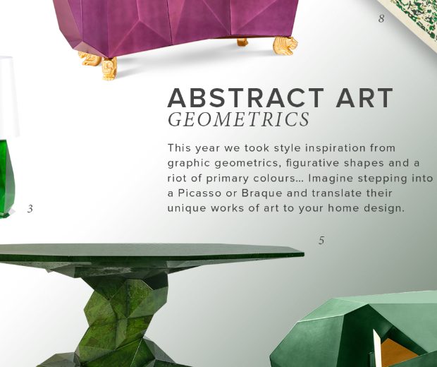 Interior Design Tips: Bring Abstract Art Geometrics to Your Home Decor ...